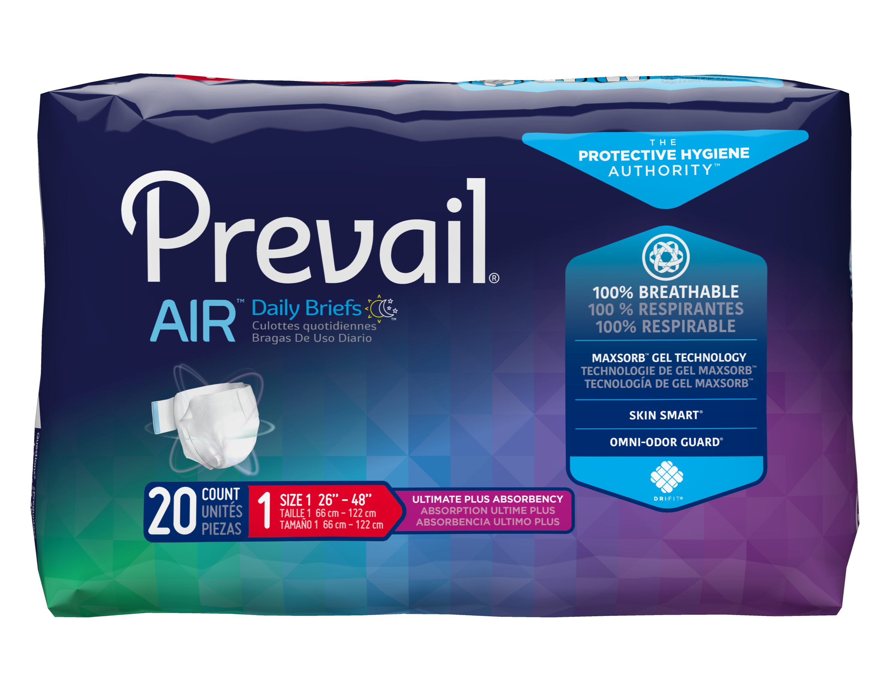 Prevail Briefs Air Plus – Rotary Drug
